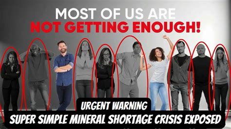 Urgent Warning Super Simple Mineral Shortage Crisis Exposed This Is An