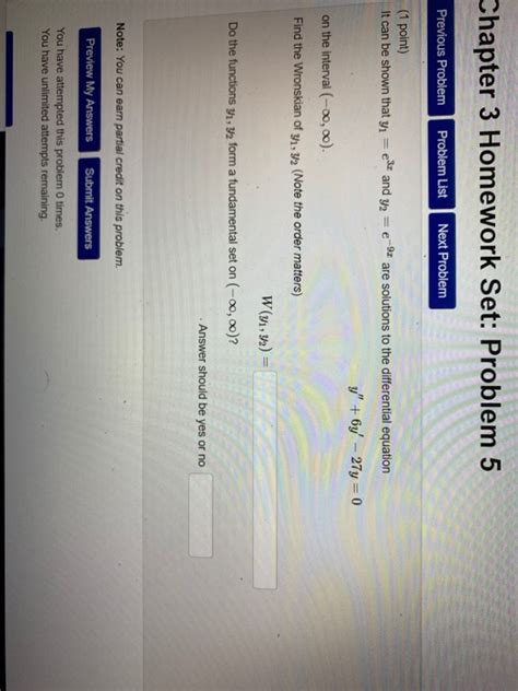 solved chapter 3 homework set problem 5 previous problem