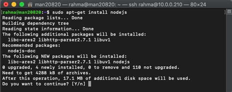 cara install node js di ubuntu 18 04 tkjpedia