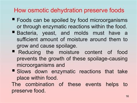 Osmotic Dehydration Dr M M Molla Bari Ppt