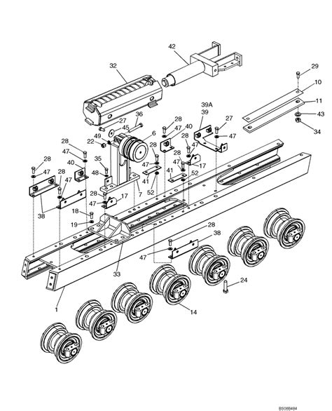 D95b Crawler Dozer Tier 3 3 08 05 01 Frame Track Roller