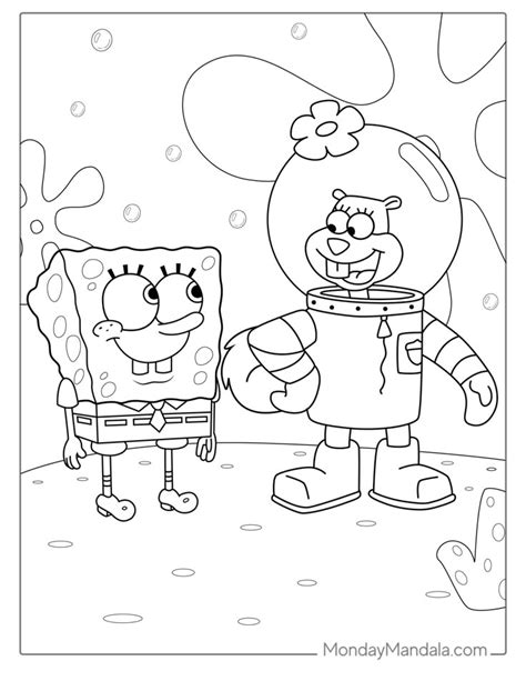 32 Spongebob Coloring Pages Free Pdf Printables Coloring Pages Spongebob Coloring Cute