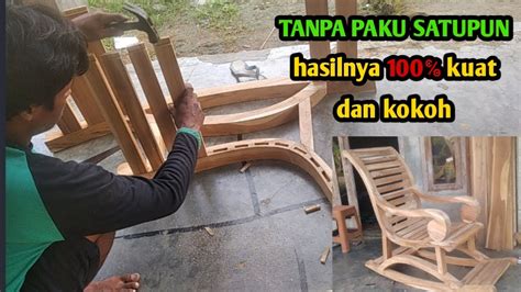 Cara Membuat Kursi Goyang Yang Kuat Relaxation Chair Part 2 Youtube