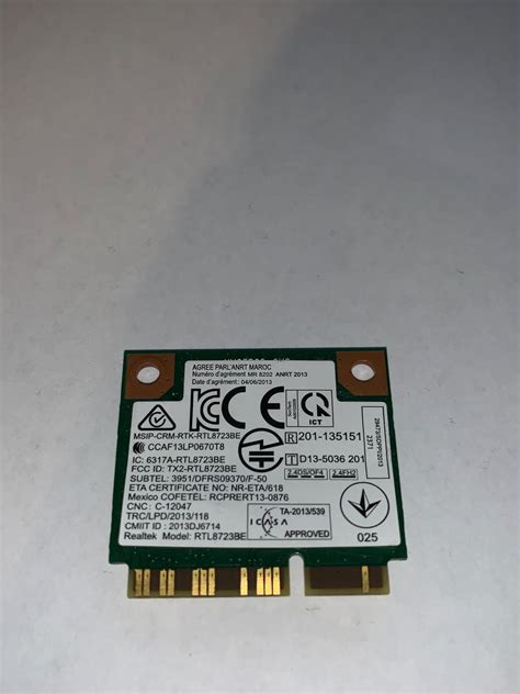 Wifi karta Realtek RTL8723BE | Aukro