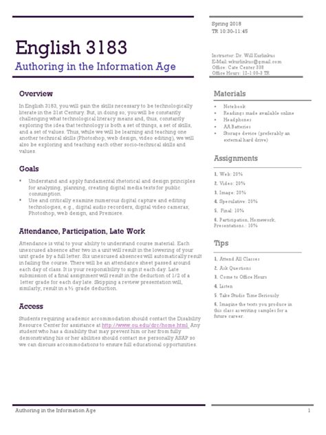 Digital Media Syl Lab Us Pdf Cascading Style Sheets Literacy