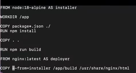 Writing A Multistage Dockerfile A Dockerfile Is A Script Used To Define… By Sanjal S Eralil