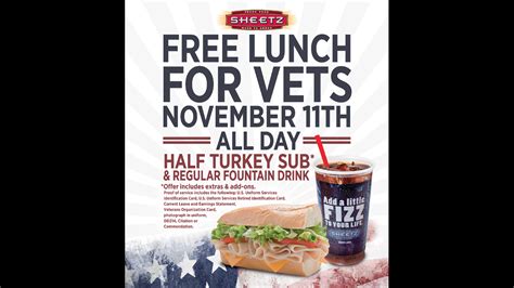 Sheetz To Offer Free Meal Car Wash For Veterans Day