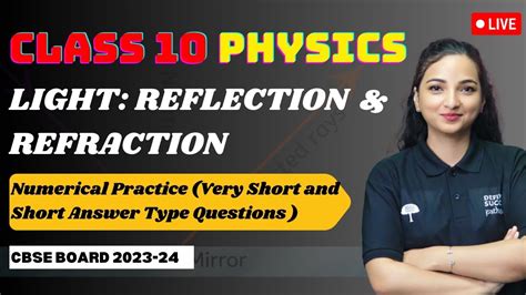 Class 10 Physics Chapter Light Reflection Refraction Numerical