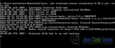 Selenium Grid Example Java Code Geeks