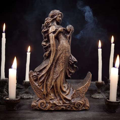 Selene Moon Goddess Luna Norse Goddess Selene Greek Goddess Luna Goddess Statue Greek Statue