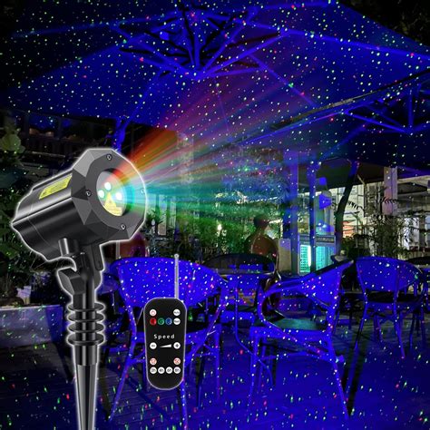 Eambrite Multicolour Party Lights Rotating Falling Snow Projector