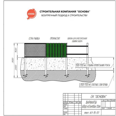 Как сделать забор на сваях — технология и порядок работ