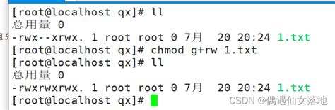 linux操作系统下更改文件权限 linux 修改文件夹权限 csdn博客