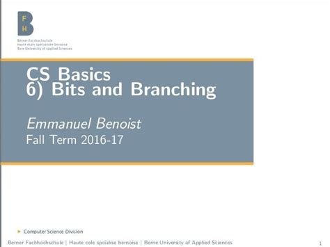 Pdf Cs Basics 6 Bits And Branching€¦ · Cs Basics 6 Bits And