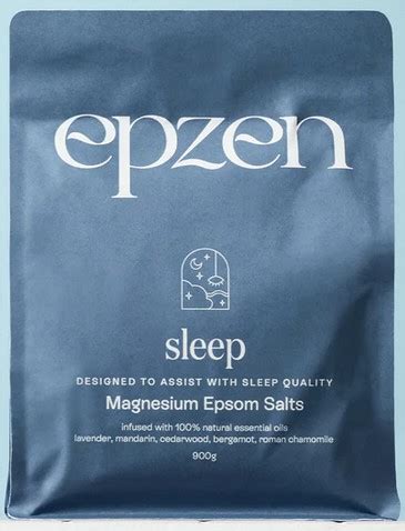 Epzen Magnesium Epsom Salts Sleep 900g