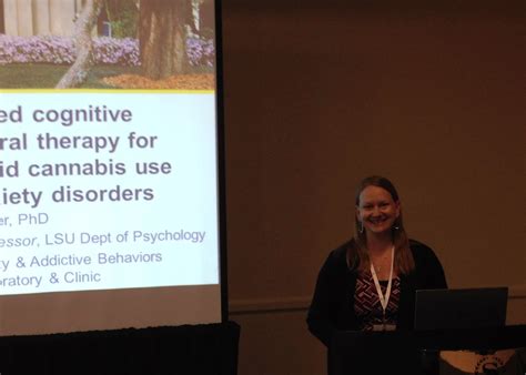 Dr Julia Buckner Speaks At Sepa On Integrated Cognitive Behavioral Therapy For Comorbid
