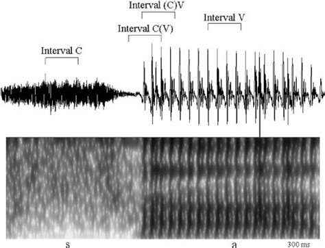 Example Of Interval Excerption Waveform And Spectrogram Of A Sample Download Scientific