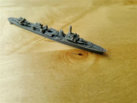 French Le Fantasque Class Destroyer By Ghukeks Miniatures Wargaming3d