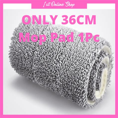 Microfiber Mop Pad 36cm X 105cm For Mop Lantai Microfiber Mop 布 懒人拖把