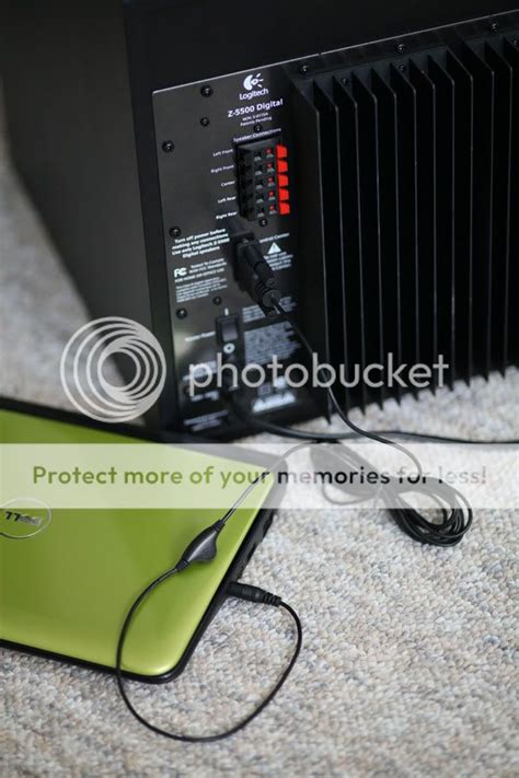 Logitech Z 5500 Pid Pre 636 Control Pod Bypass Cable W Volume Ctrl