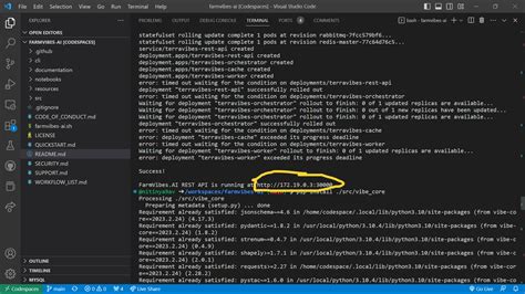 error on installing farmvibes ai on github codespaces · issue 61