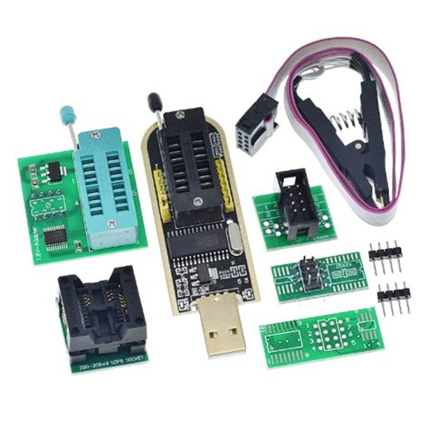 ITL KIT MODULO PROGRAMADOR USB EEPROM FLASH BIOS TZT CH A EEPROM SPI PIN PIN