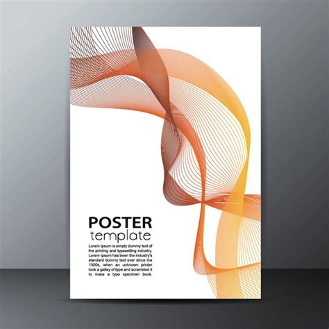 Premium Vector Blending Effect Neon Poster Template