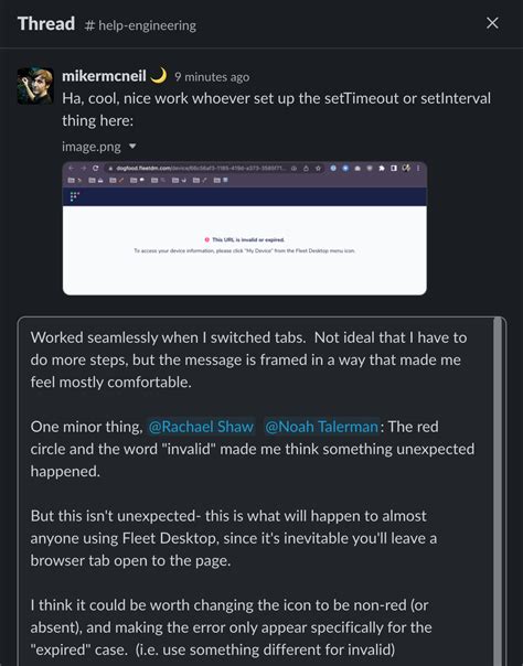 When My Device Page Expires Look Less Threatening · Issue 10978 · Fleetdmfleet · Github