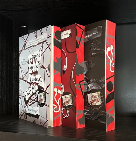 A Good Girls Guide To Murder Series Agggtm Sprayed Edges Etsy