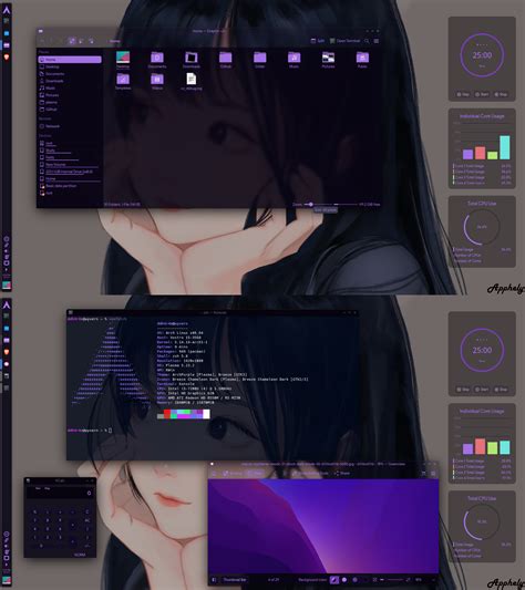 KDE Fragrance Of Lavender R Unixporn