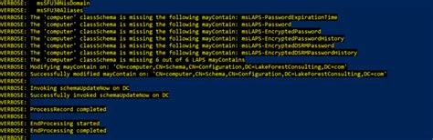 How To Update Windows Server Active Directory Laps Schema