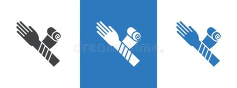 Elastic Bandage Icon Thin Line Illustration Stock Illustration Illustration Of Doctor Graphic