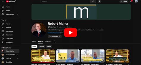 Homepage Video Law Office Of Robert J Maher Pc