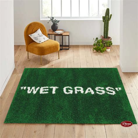 Wet Grass Rug Grass Looking Rug Green Rug Custom Rug Tufted Rug