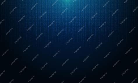 Premium Vector Binary Code Abstract Technology Background Global Network