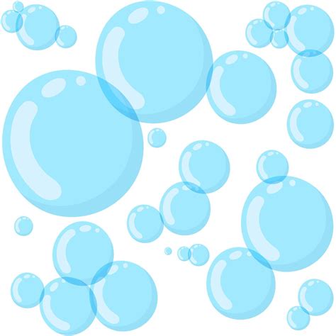 Bubbles Cartoon Illustration Isolated On White Background 46451300