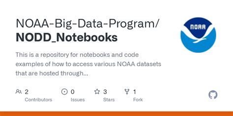 Github Noaa Big Data Programnoddnotebooks This Is A Repository For Notebooks And Code