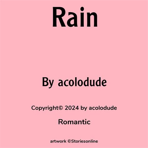Rain Romantic Sex Story