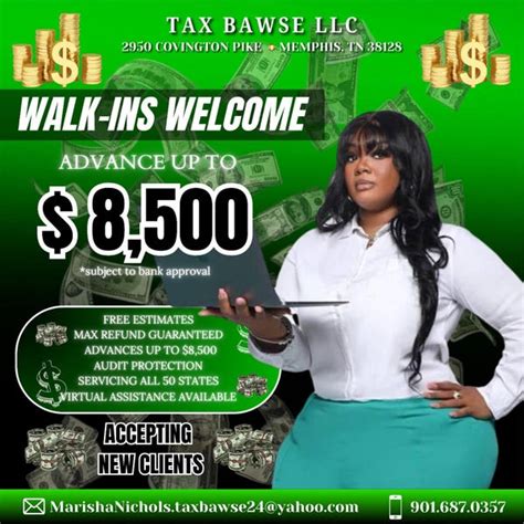 Tax Preparation Flyer Tax Season Flyer Accountant Flyer Credit