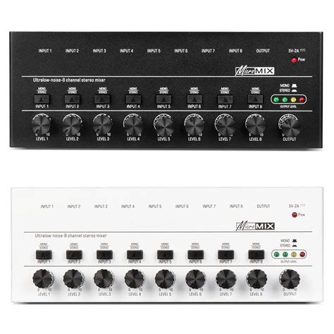 휴대용 초저소음 라인 믹서 오디오 믹서 스테레오 믹서 미니 사운드 믹서 스튜디오 녹화용 Usb 전원 4 채널 6 채널