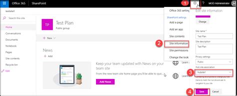 how to create sharepoint online hub site jiji technologies