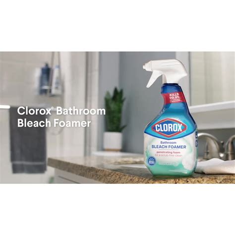 9 Pack Clorox Bleach Foamer Bathroom And Shower Cleaner Spray Crisp