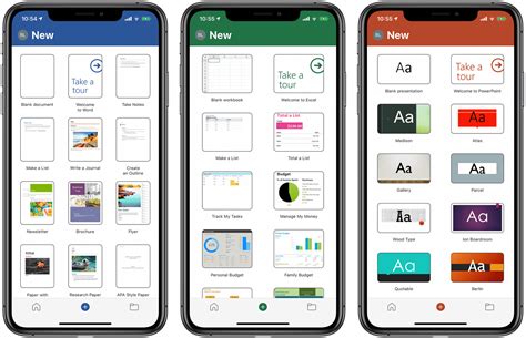 Microsoft Streamlines Word Excel PowerPoint Mobile Apps