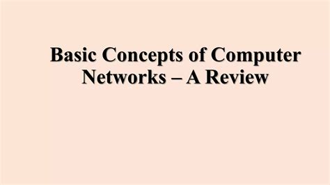 L1 Computer Networks Reviewpptx