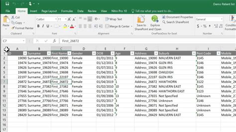 Export Format And Print Polar Patient Lists Within Excel Youtube