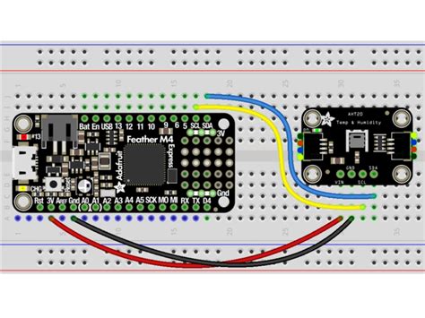 Python And Circuitpython Adafruit Aht20 Temperature And Humidity Sensor