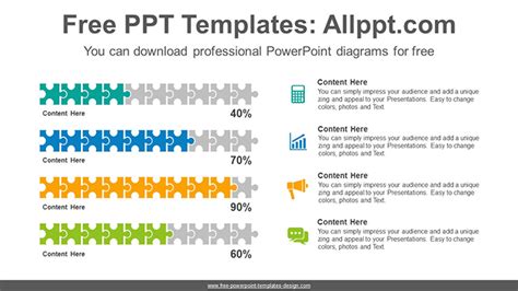 Puzzle Chart PowerPoint Diagram Template Slidesgo Templates