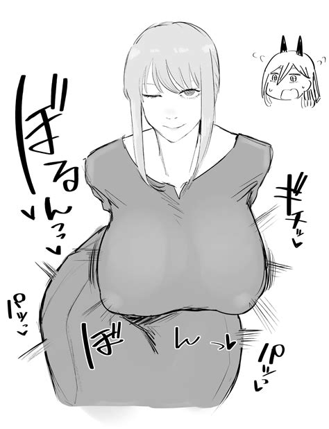 Makima And Power Chainsaw Man Drawn By Fujou Joshi Danbooru