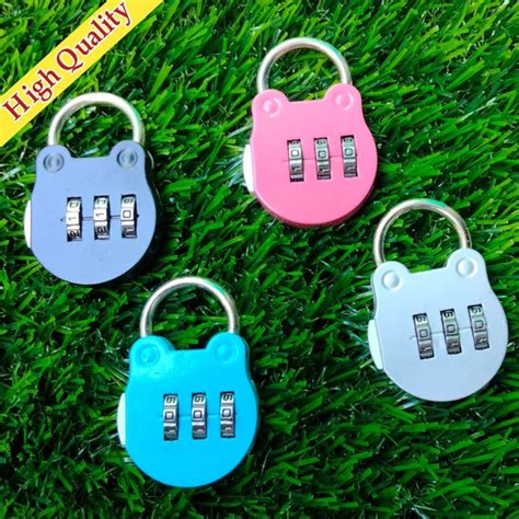 3 Digit Coded Lock Bag Luggage Travel Anti Theft Password Security Box Code Lock Password Lock