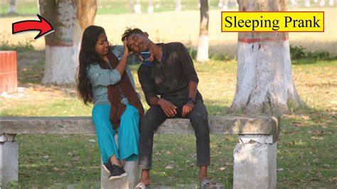 Sleeping Prank On Public Sleeping Prank Vs Crazy Girl Prank Video